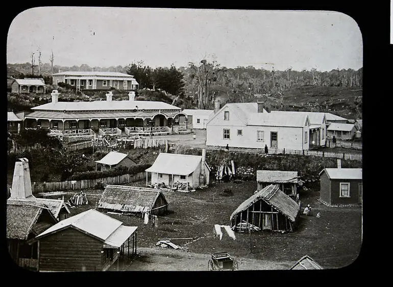 Parihaka through lens of William Collis by Zokoroa - DigitalNZ