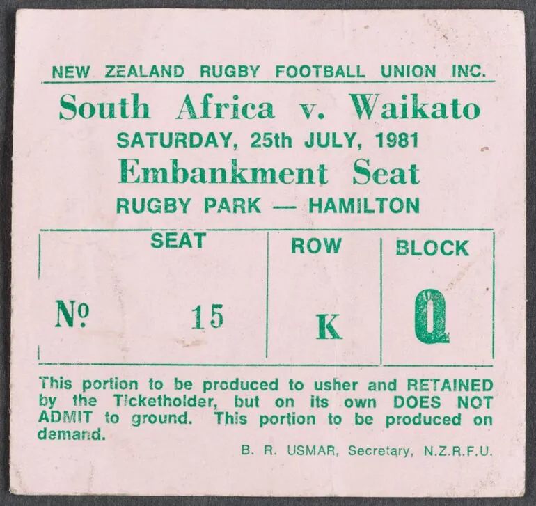 Springbok tour protest at Hamilton, 25 July 1981 by Zokoroa - DigitalNZ