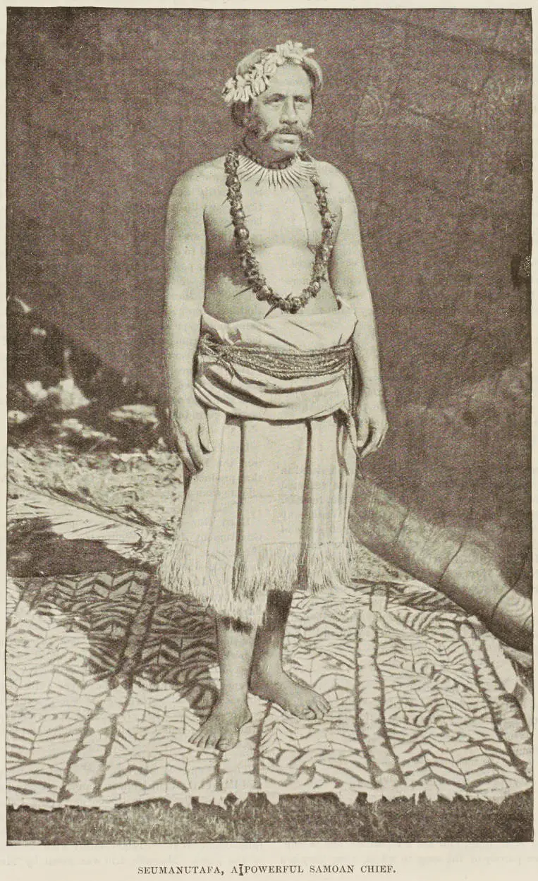 Seumanutafa, a powerful Samoan chief | Record | DigitalNZ
