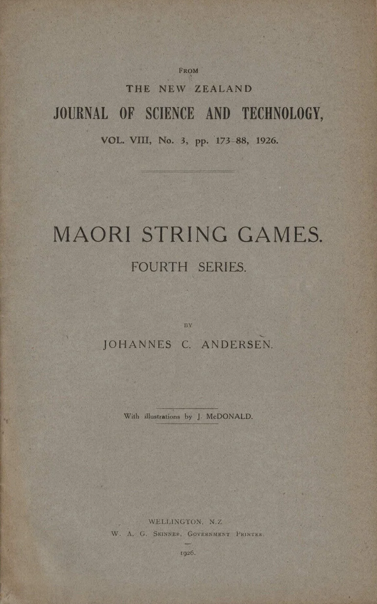 Māori string games by Zokoroa - DigitalNZ