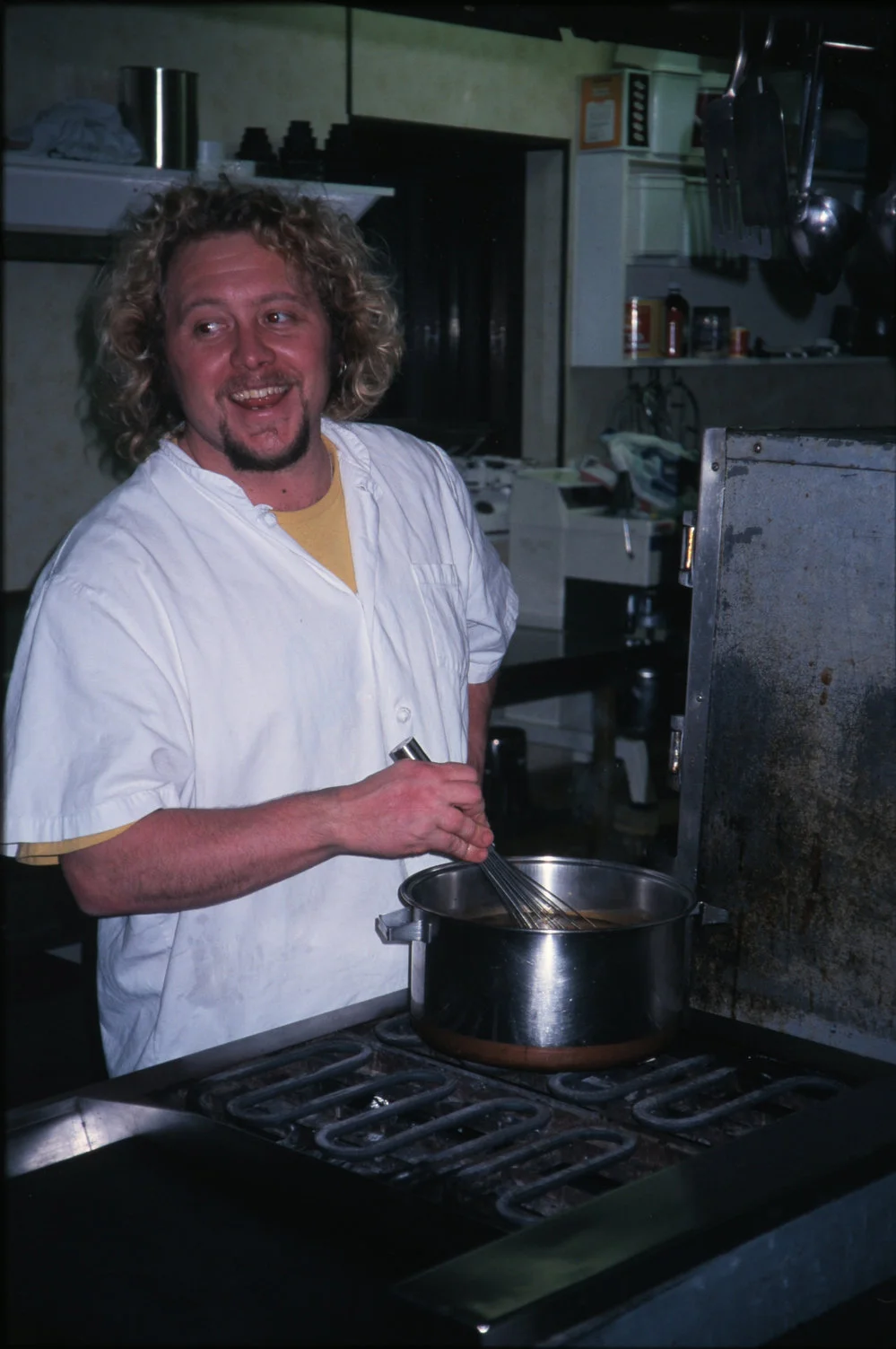 Chef Jeff Reid at Work in the Kitchen | Record | DigitalNZ