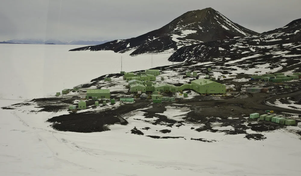 Aerial of Scott Base | Record | DigitalNZ
