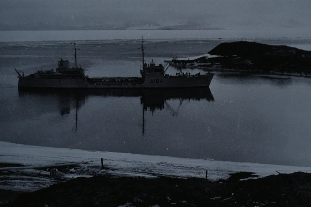 HMNZS Endeavour, Docking | Record | DigitalNZ