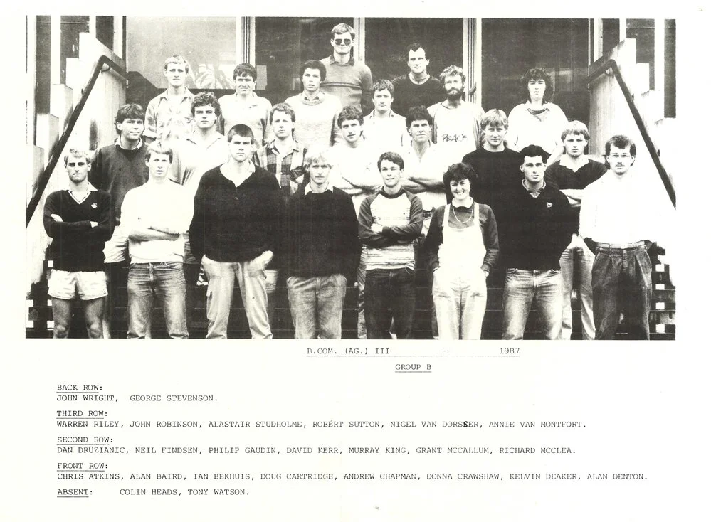 1987 BComAg III Group B | Record | DigitalNZ