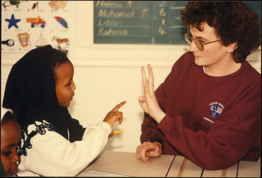 Classroom. Somali refugee children | Record | DigitalNZ