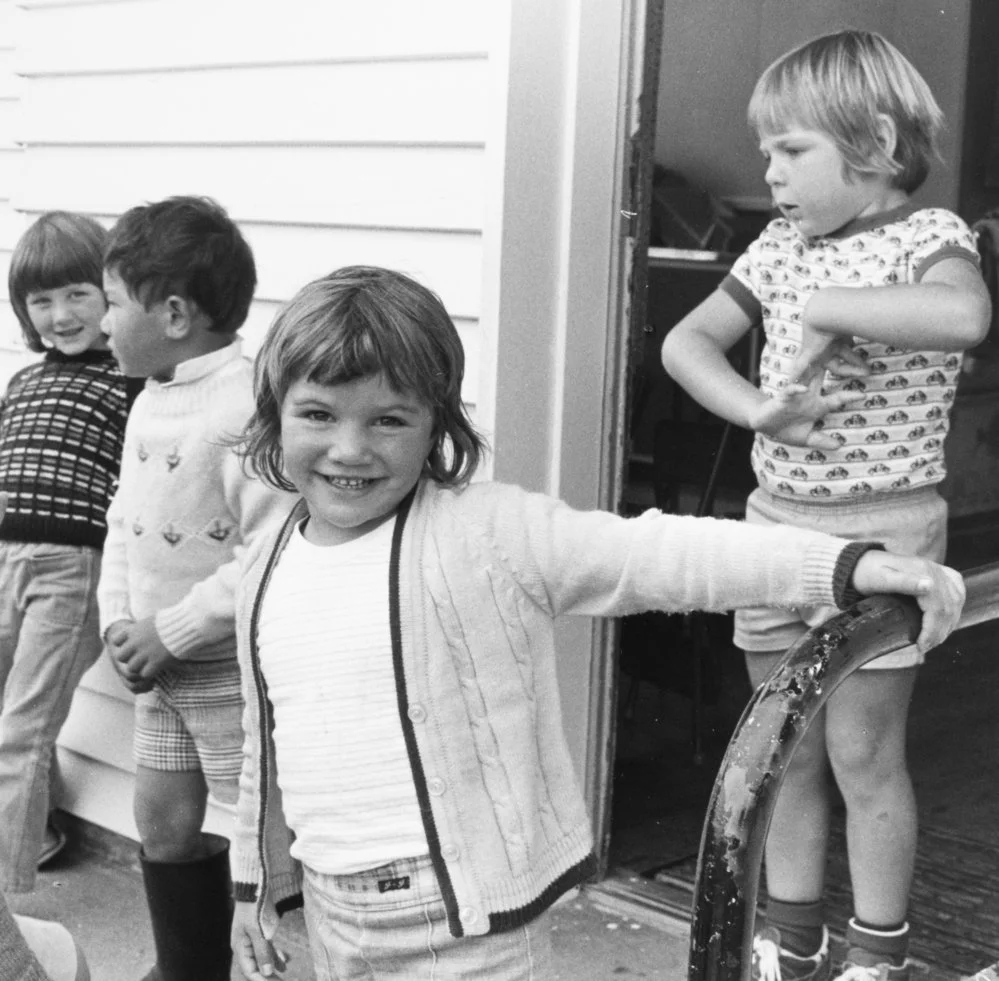 Children outside classroom | Record | DigitalNZ