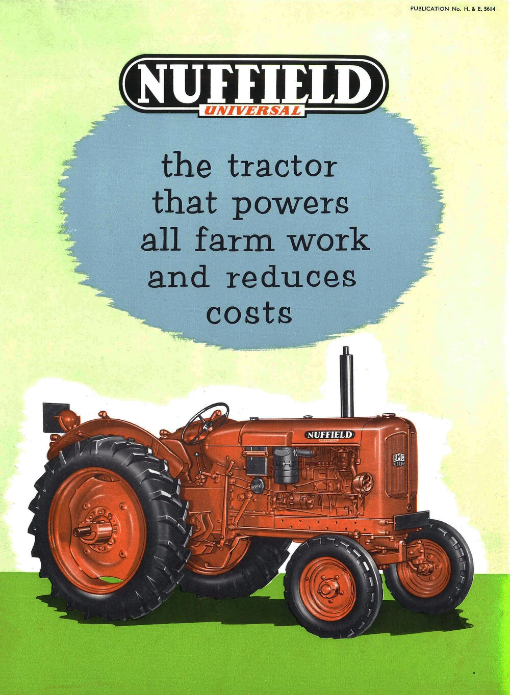 Wellington Racing Club; Cover of a Nuffield Universal Tractor Brochure; 1956 | Record | DigitalNZ