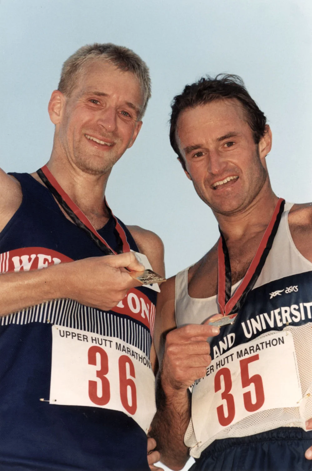 Rimutaka Harriers; Upper Hutt full marathon; Ken Keyte and Robert Scott; first and second ...