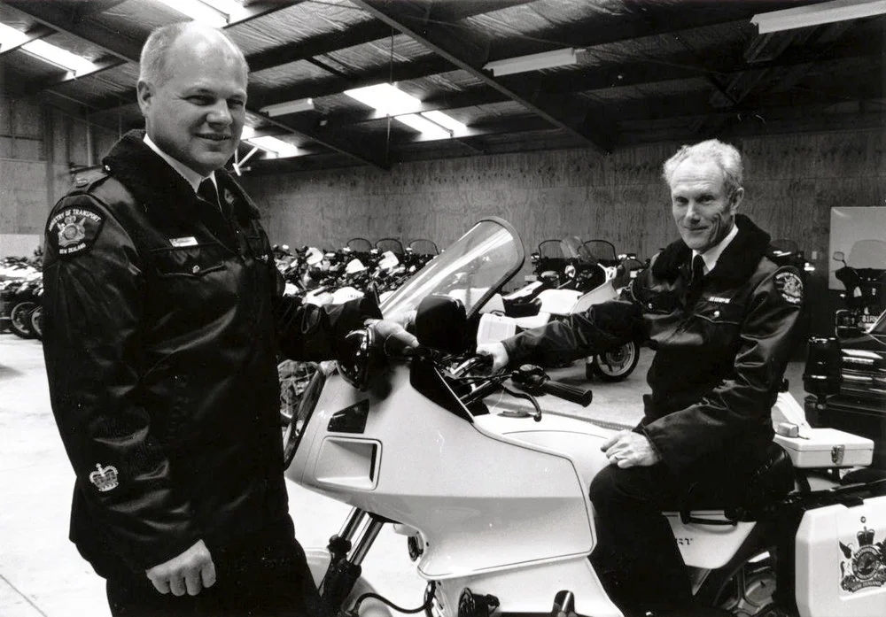 Ministry of Transport Traffic Safety Service; motorcycle to be presented to Southward Museum ...