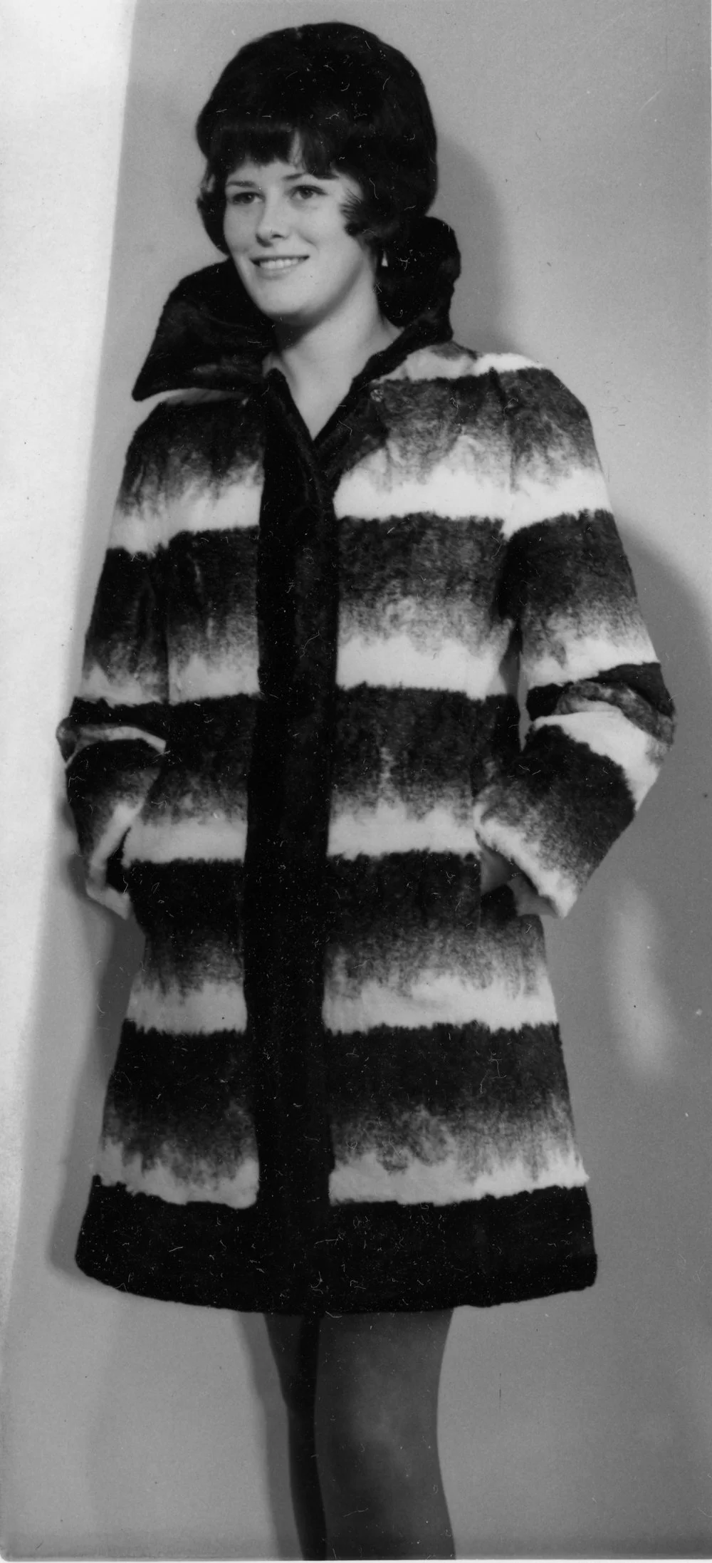 Coat fashions 6; Model showing coat. | Record | DigitalNZ
