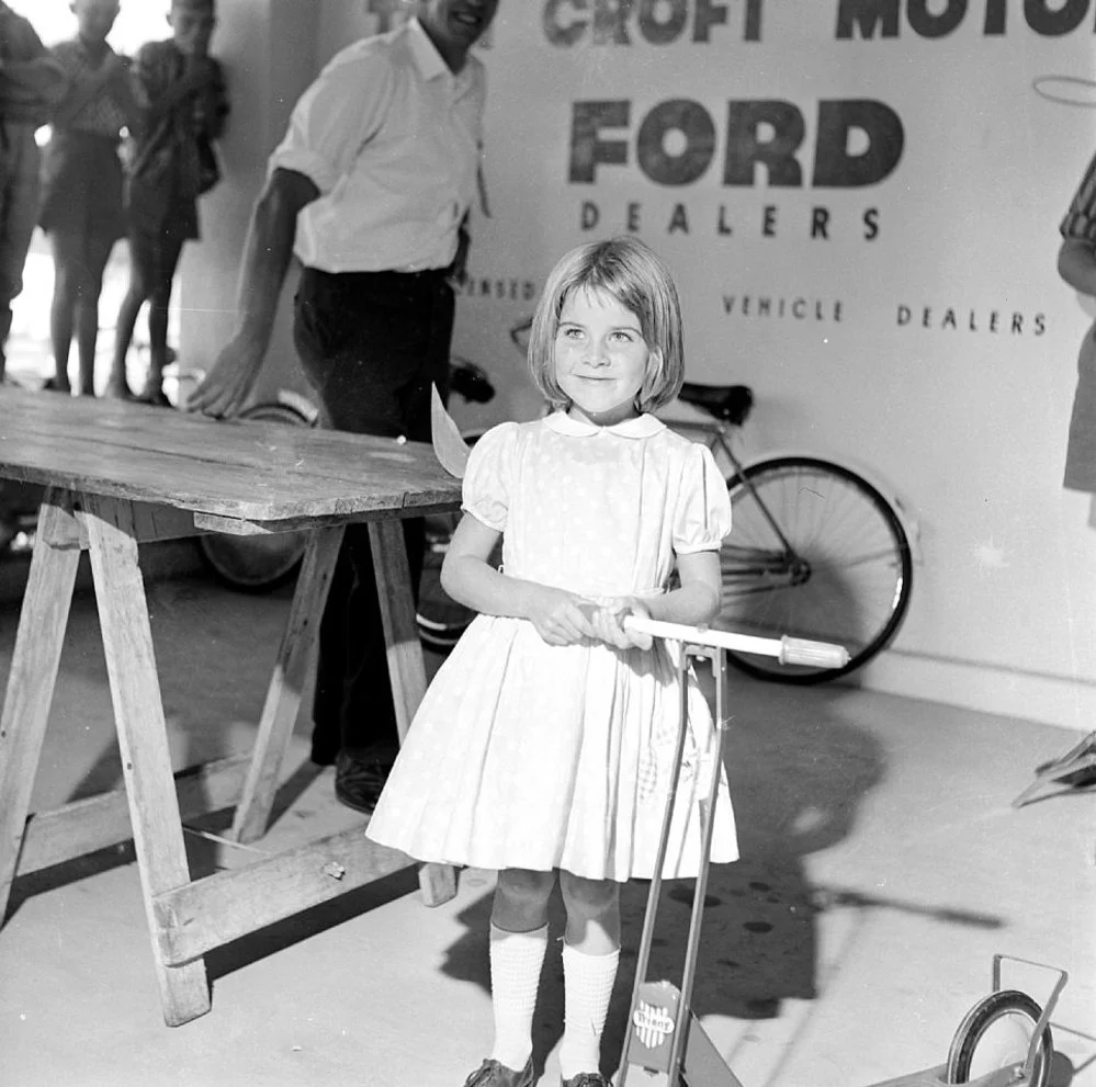 Jaycee colouring competition winner Angela Yeoman. | Record | DigitalNZ