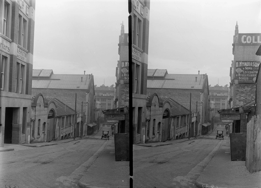 Looking east from Albert Street along Durham Street west...1925 | Record | DigitalNZ