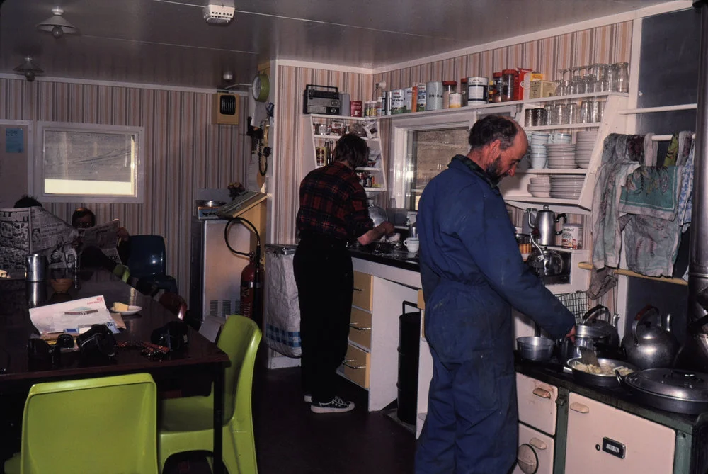 Preparing a meal, Vanda Station mess | Record | DigitalNZ