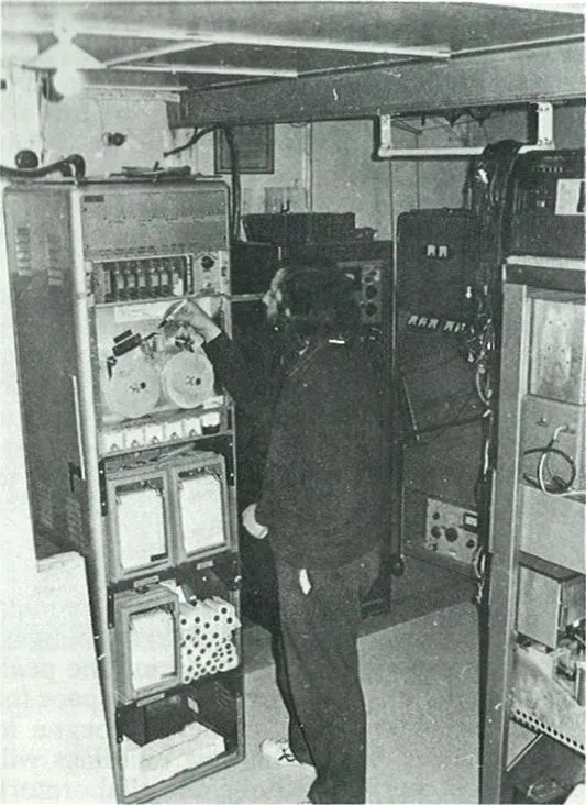 Meteorologist with new infrasonic wave recording equipment | Record ...