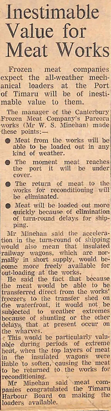 Inestimable Value for Meat Works | Record | DigitalNZ