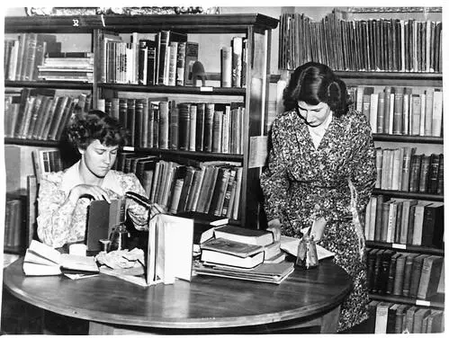 Staff at the Timaru Library Repairing Books | Record | DigitalNZ