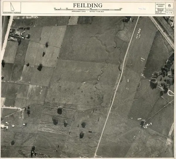 Aerial Photograph Print, Feilding, Sheet 15 | Record | DigitalNZ