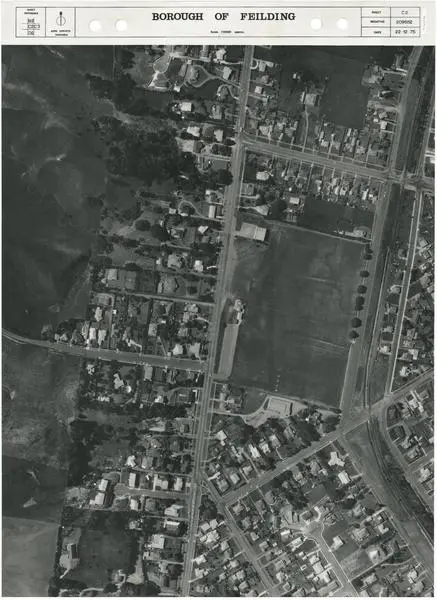 Aerial Photograph Transparency, Borough of Feilding, Sheet C2 | Record ...