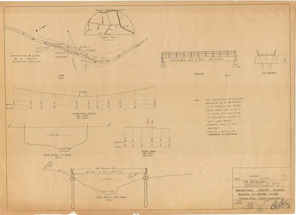 Bridges: Renewal of Bridge No 55 - Collier's Bridge, Turakina Valley ...