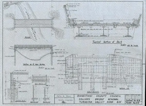 Bridges: Colliers Bridge Renewal, Turakina Valley Road B55 | Record ...