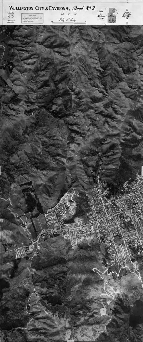 Wellington City and Environs Aerial Mosaic 1945, Sheet 2 | Record ...
