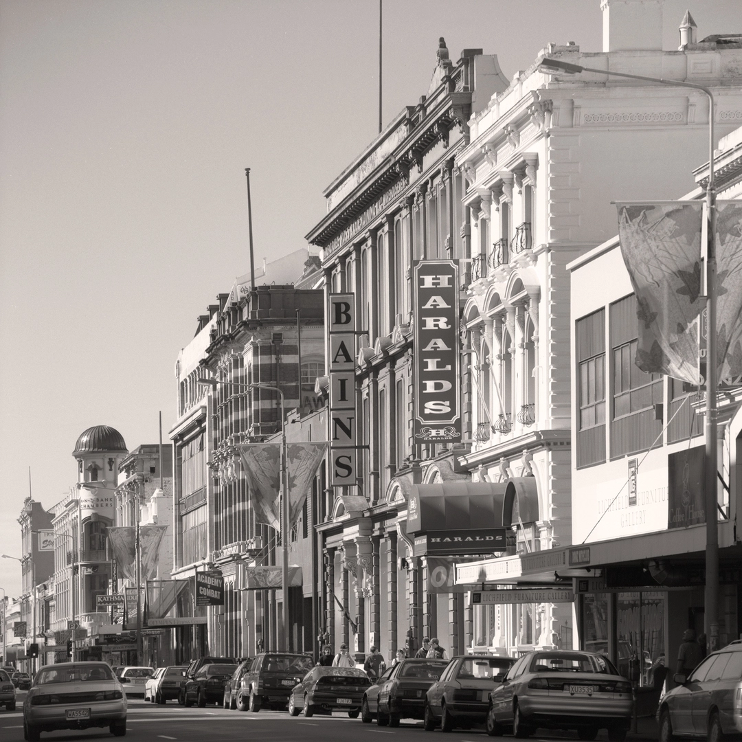 Lichfield Street shops | Record | DigitalNZ