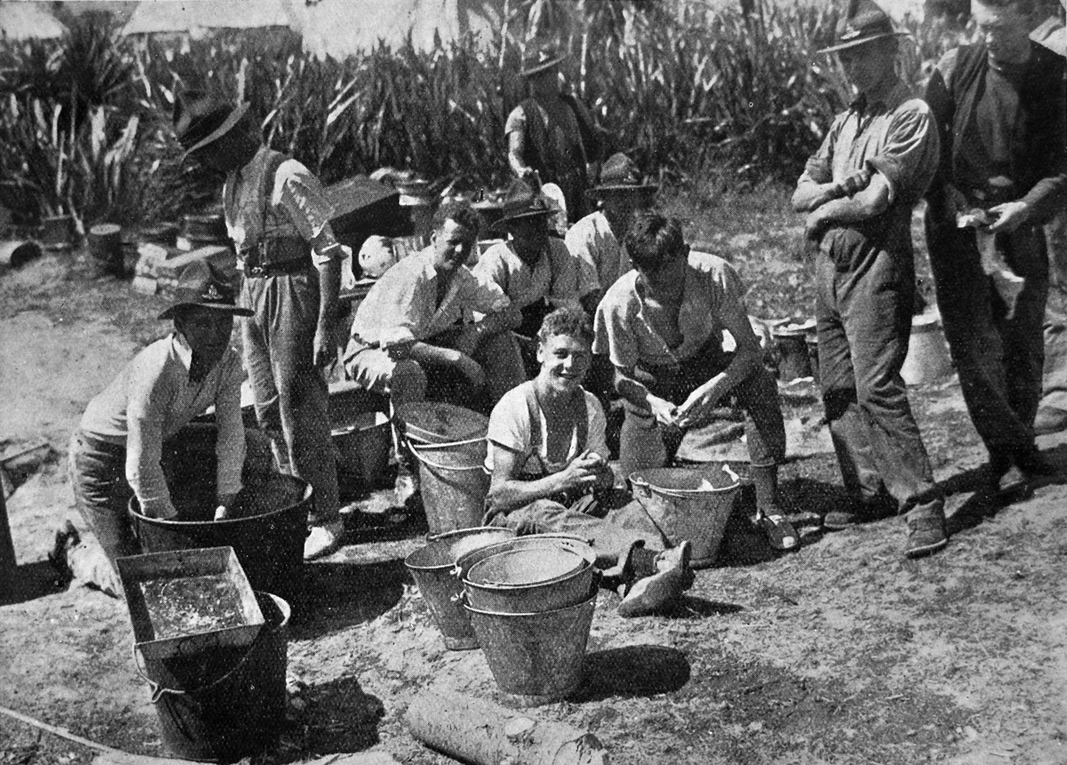 Behind the firing line | Record | DigitalNZ