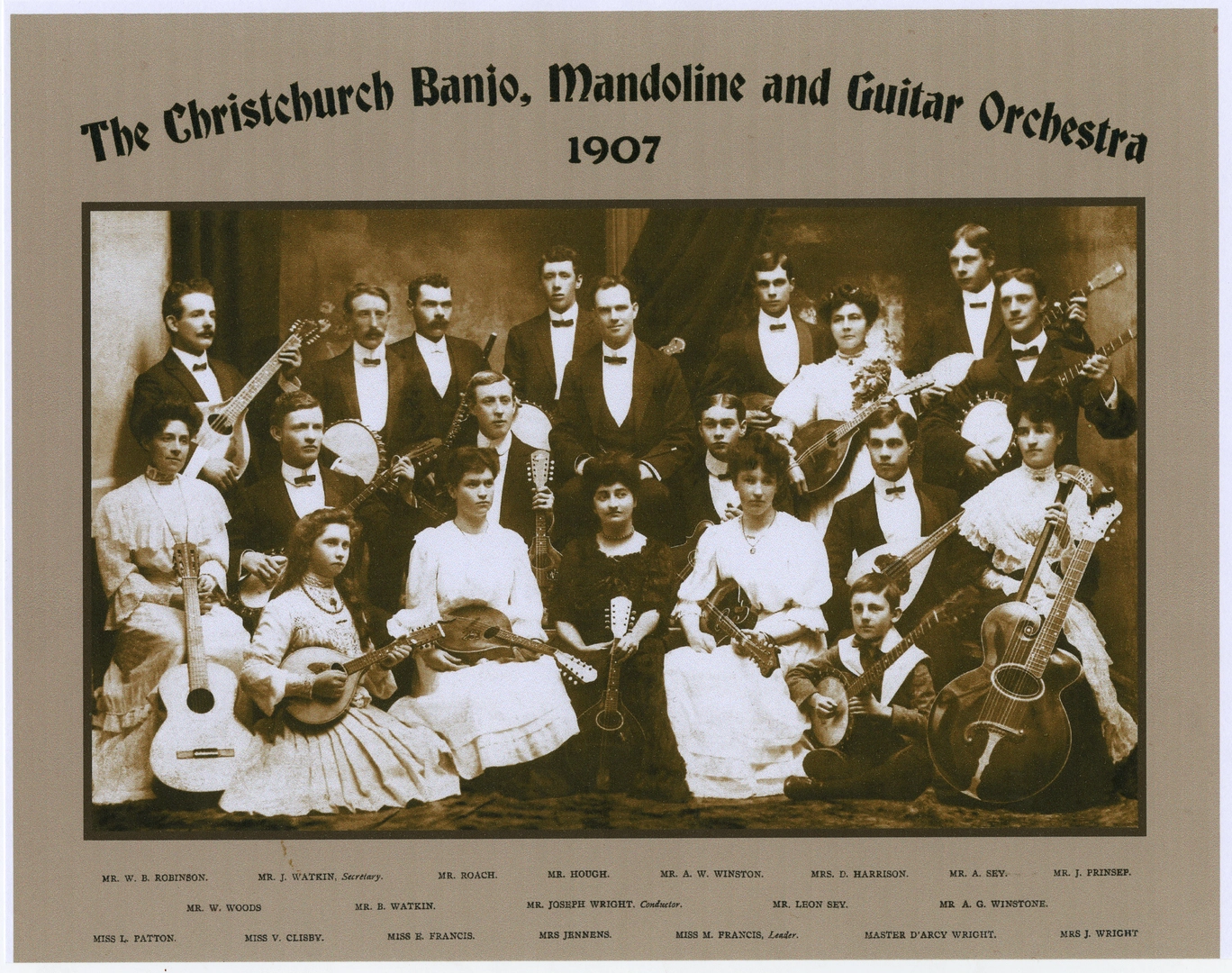 The Christchurch Banjo, Mandoline and Guitar Orchestra | Record | DigitalNZ
