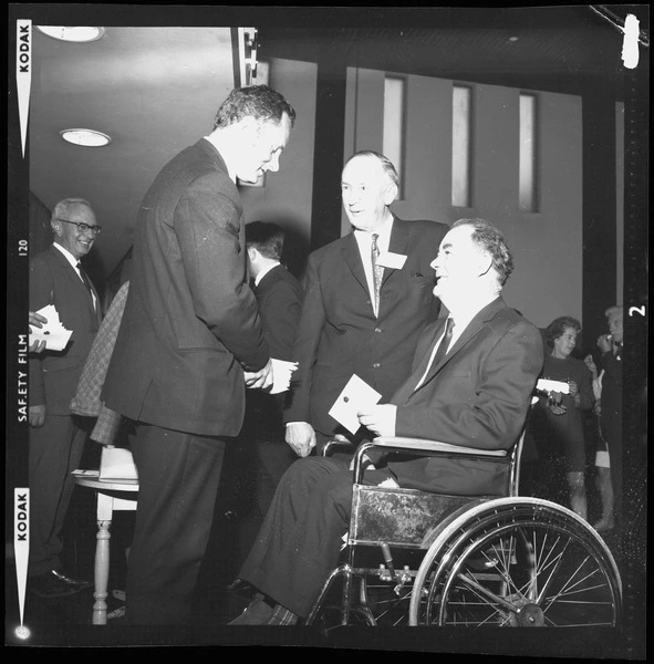 Presentation of grant to Alan Kearns | Record | DigitalNZ