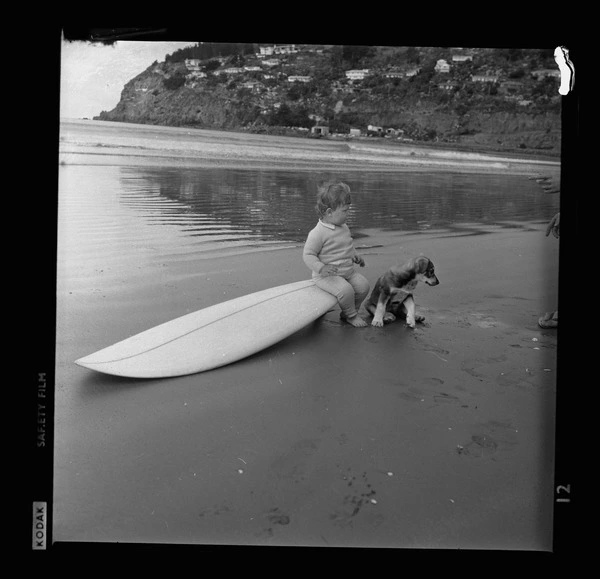 Lisa Morton and Roger at Sumner | Record | DigitalNZ