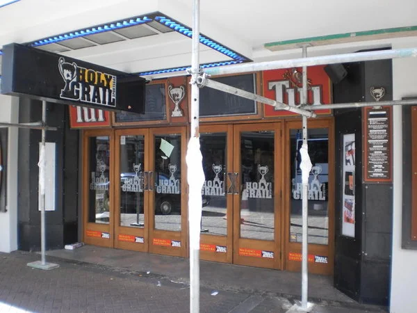 Entrance to Holy Grail Sports Bar | Record | DigitalNZ