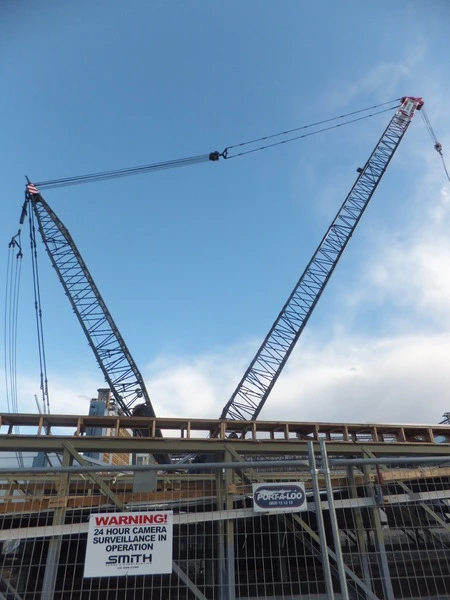 Double boom crane | Record | DigitalNZ