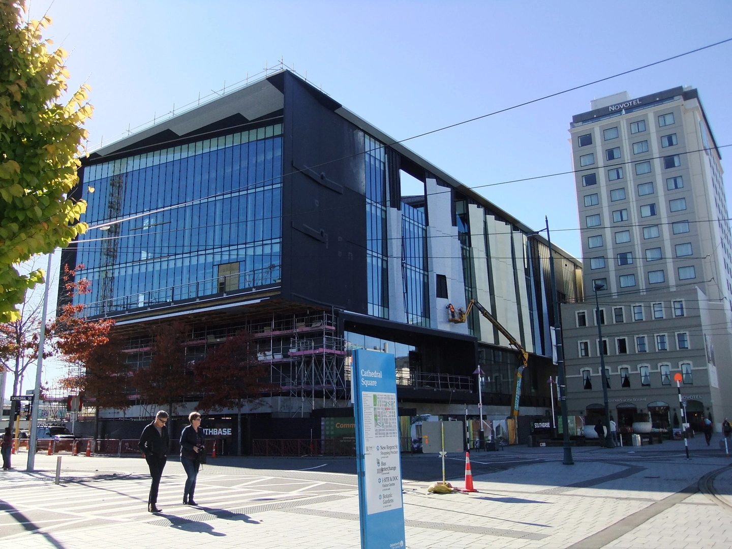 Tūranga and Novotel in Cathedral Square | Record | DigitalNZ