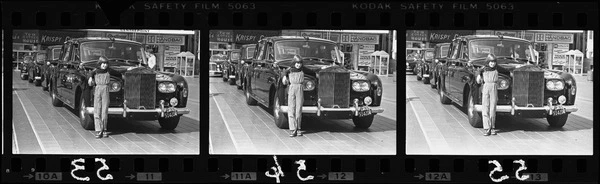 Sara Potts with a Phantom 5 Rolls Royce car | Record | DigitalNZ