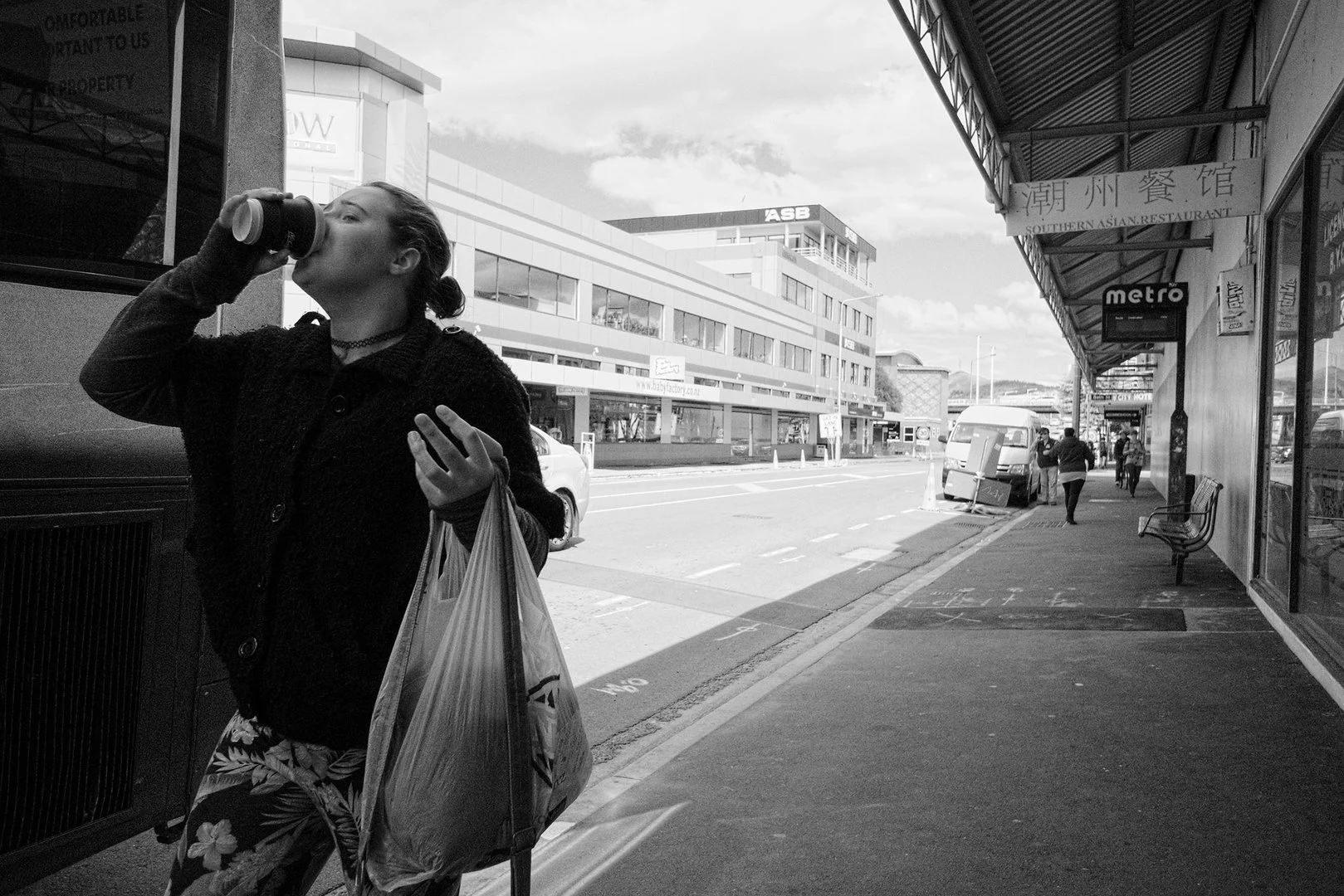 Drinking from disposable cup | Record | DigitalNZ