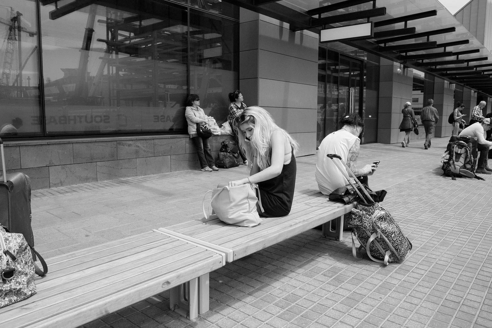 Bags, benches, and bus interchange | Record | DigitalNZ