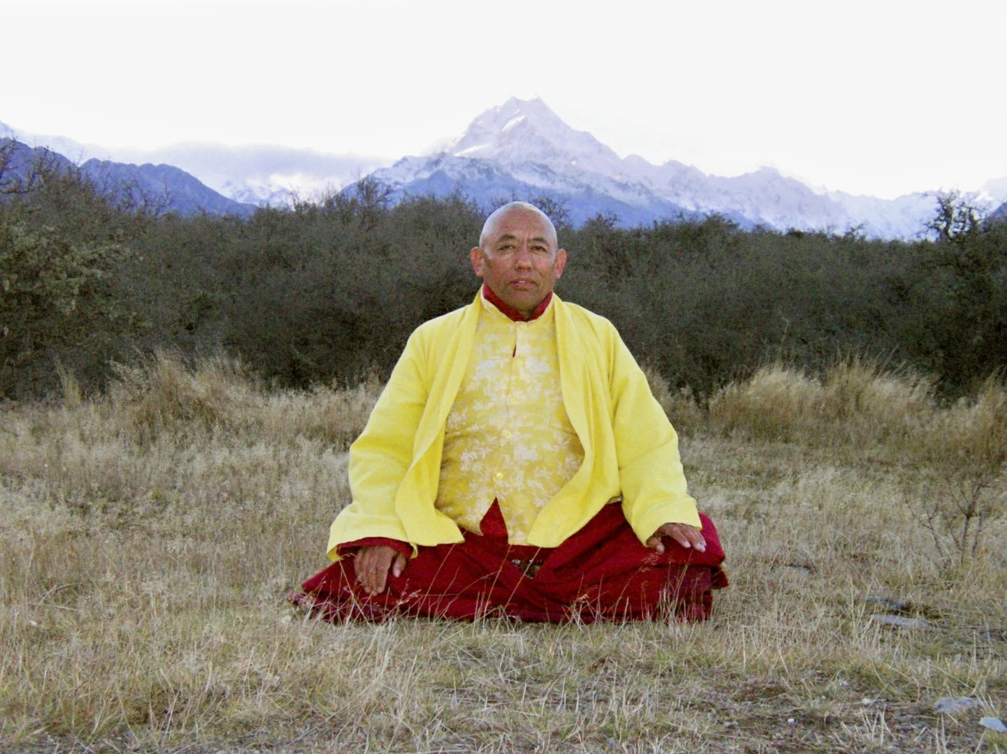 Tibetan Buddhist lama at Mount Cook | Record | DigitalNZ