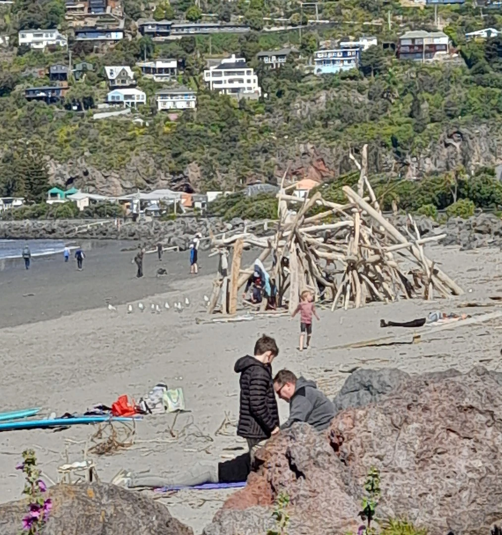 Sumner at high tide | Record | DigitalNZ