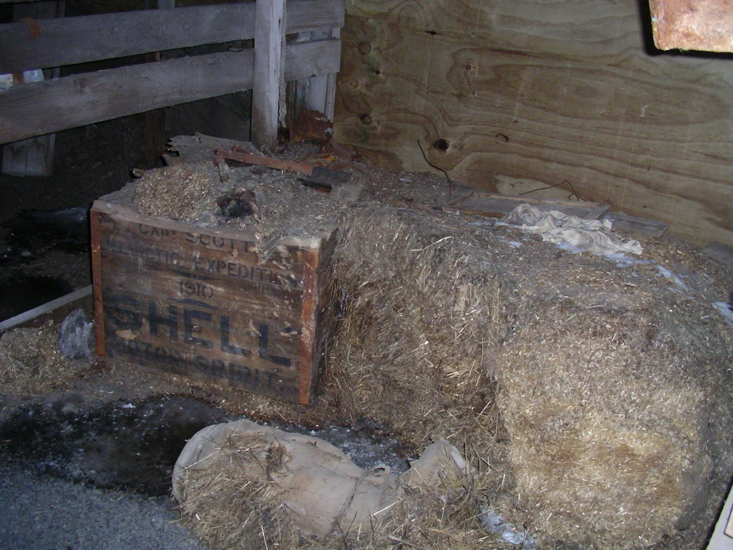 Cape Evans Hut hay | Record | DigitalNZ
