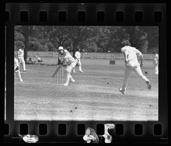 Barry Hadlee batting | Record | DigitalNZ