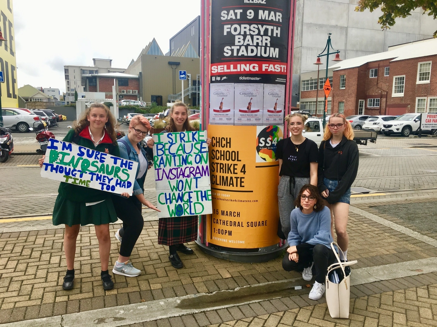 School Strike 4 Climate placards | Record | DigitalNZ
