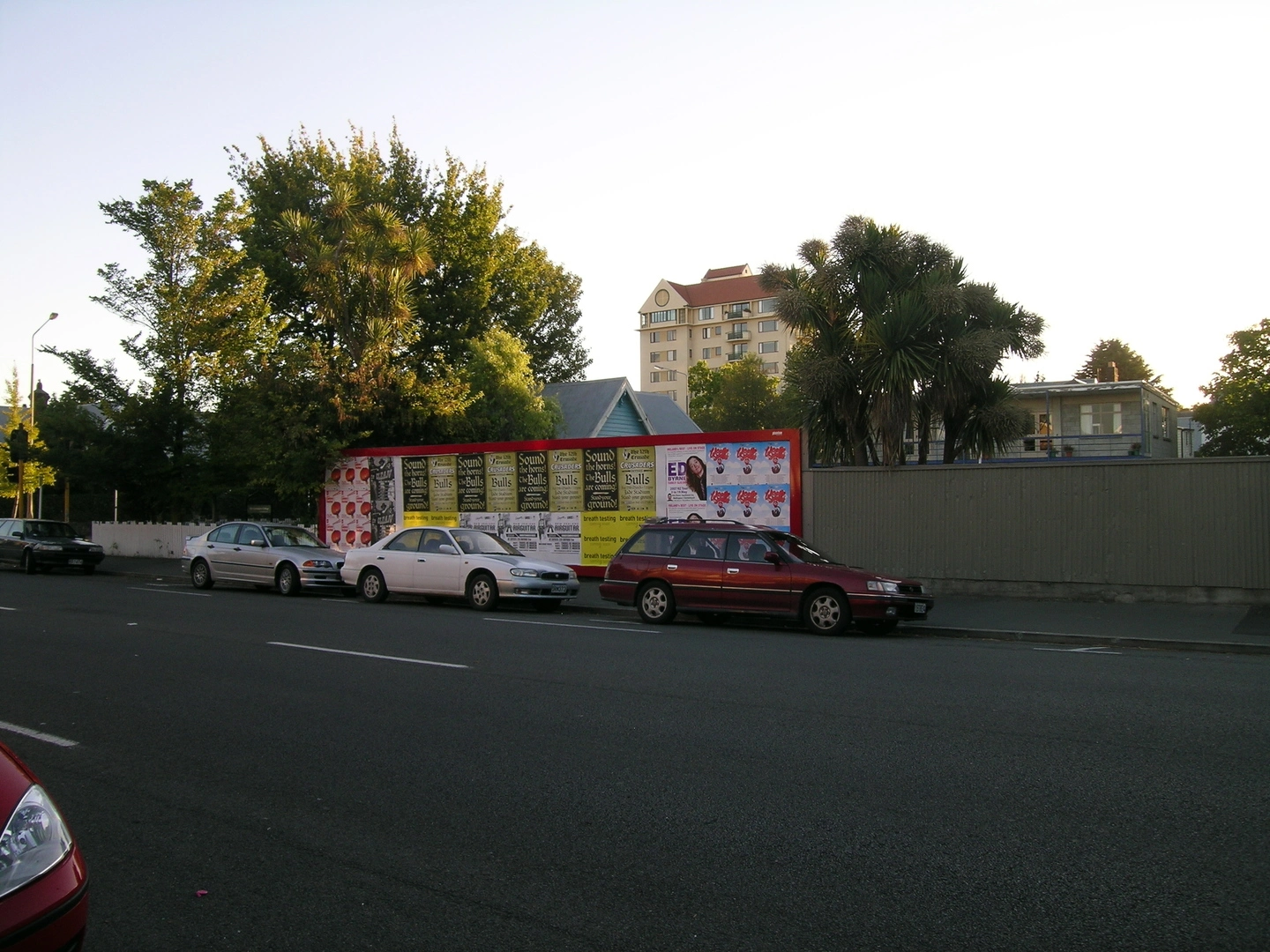 Cars outside 325 Montreal Street | Record | DigitalNZ