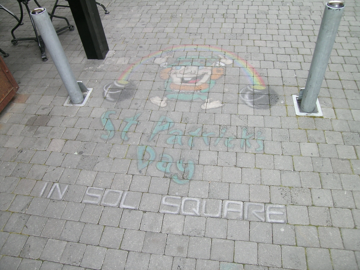 Chalk drawing, Sol Square | Record | DigitalNZ