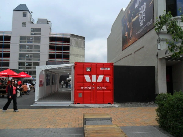 Westpac container bank | Record | DigitalNZ