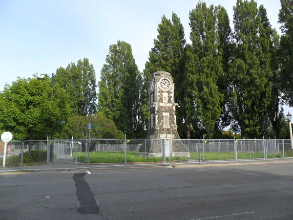 Fencing around Edmonds' Clock Tower | Record | DigitalNZ