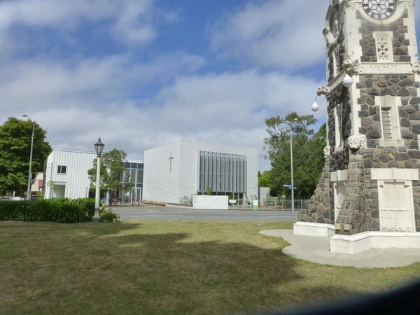 Baptist church and clock tower | Record | DigitalNZ