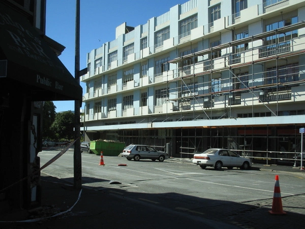 Allan McLean Building on Oxford Terrace | Record | DigitalNZ