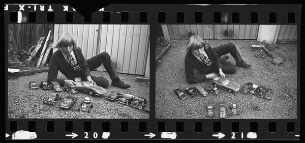 Neil Anthony with his model cars | Record | DigitalNZ