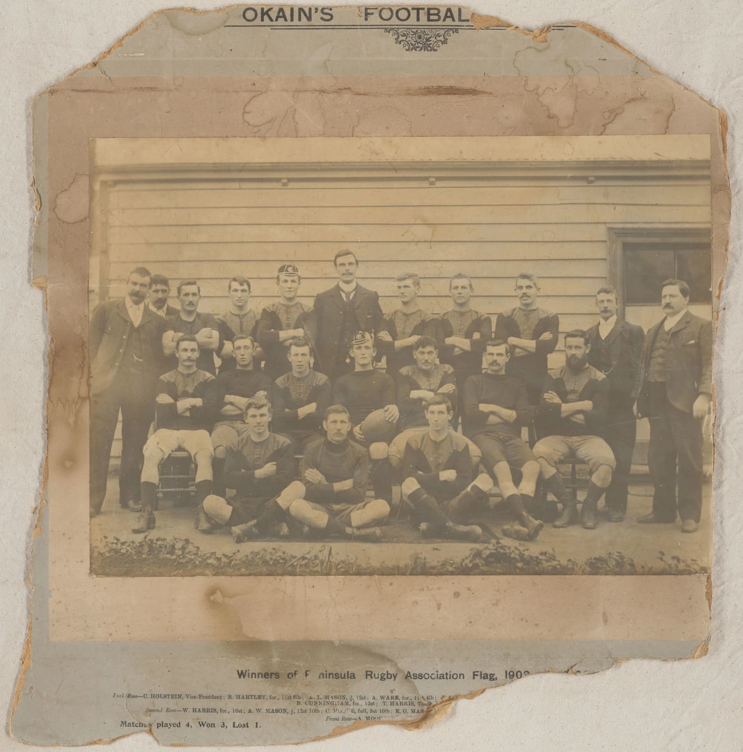 Okain's Bay Football Team | Record | DigitalNZ