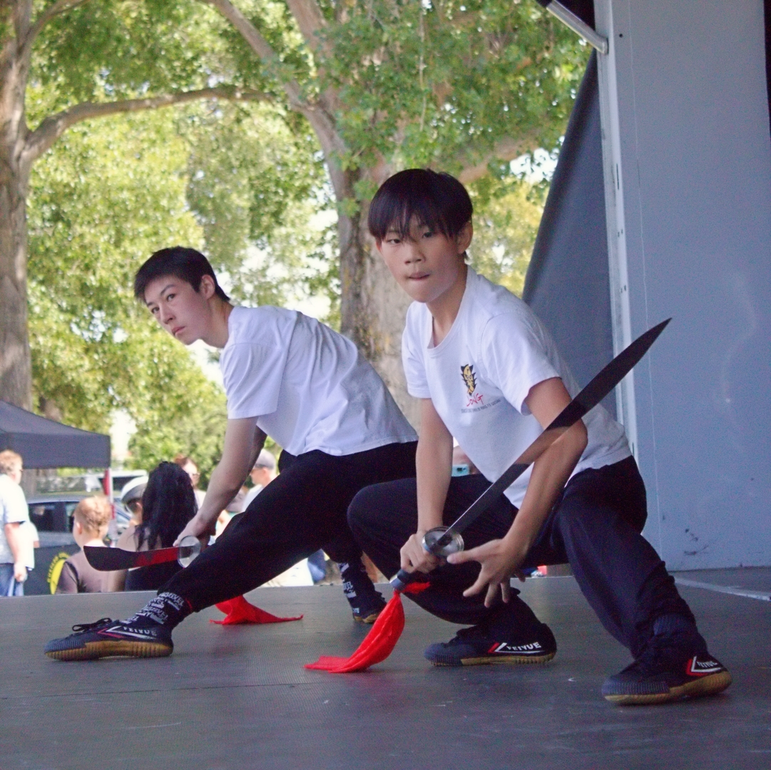 Tiger Sword demonstration at Culture Galore | Record | DigitalNZ